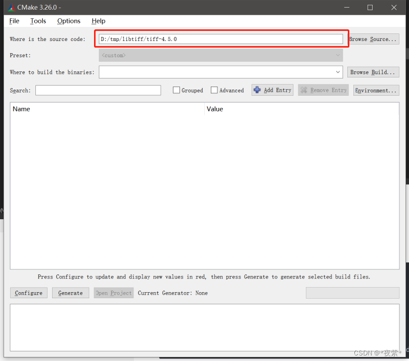 windows下使用cmake+vs2015编译libtiff4.5.0_windows编译libtiff库-CSDN博客