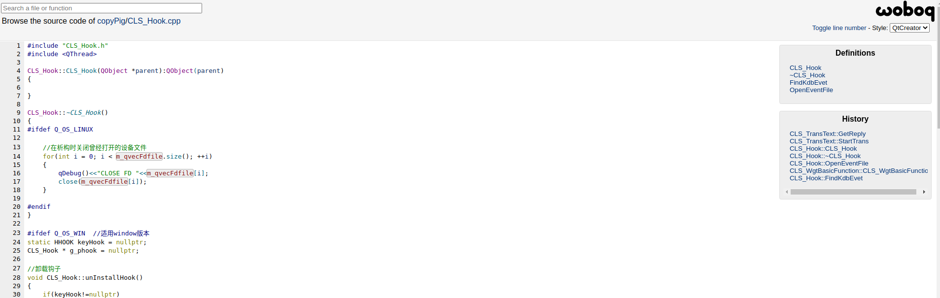使用woboq_codebrowser工具以html形式浏览项目源码-CSDN博客