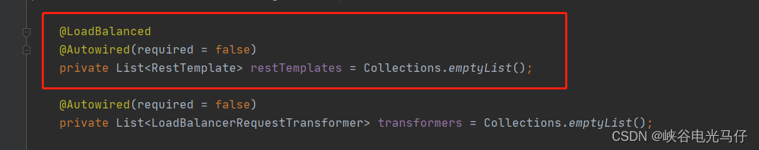 restTemplate loadbalance 负载均衡使用demo 案例 原理以及全网最细源码解析_resttemplate负载均衡-CSDN博客