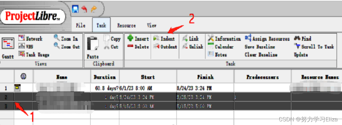 关于Projectlibre如何使用-CSDN博客