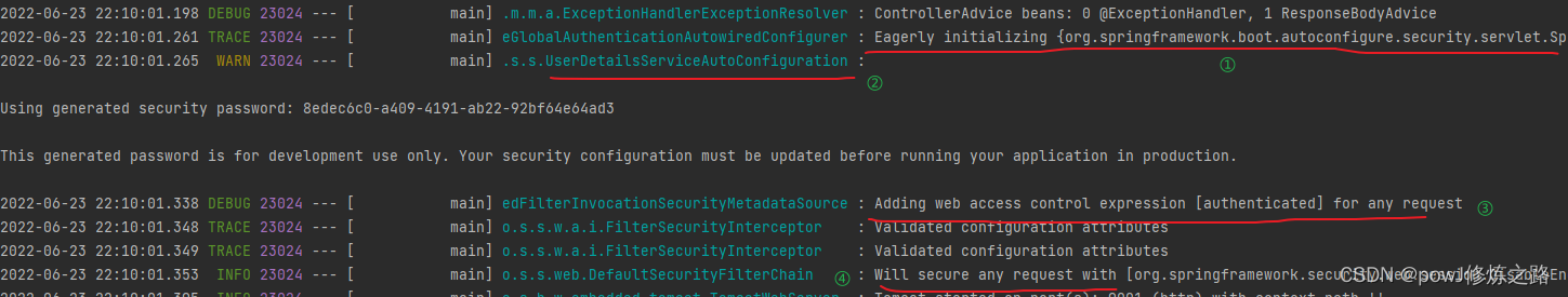 SpringSecurity篇-(1)-零配置启用_will secure any request with [org.springframework.-CSDN博客