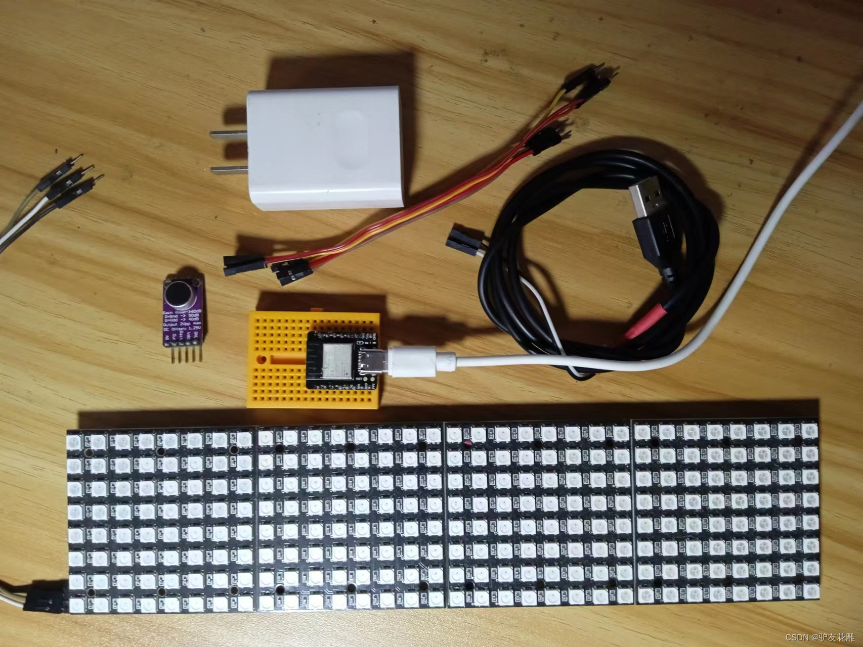 【雕爷学编程】arduino动手做（208） 使用beetle Esp32 C3控制8x32位ws2812硬屏esp32控制ws2812 Csdn博客 9231