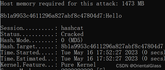 密码爆破工具HashCat的安装与使用-CSDN博客