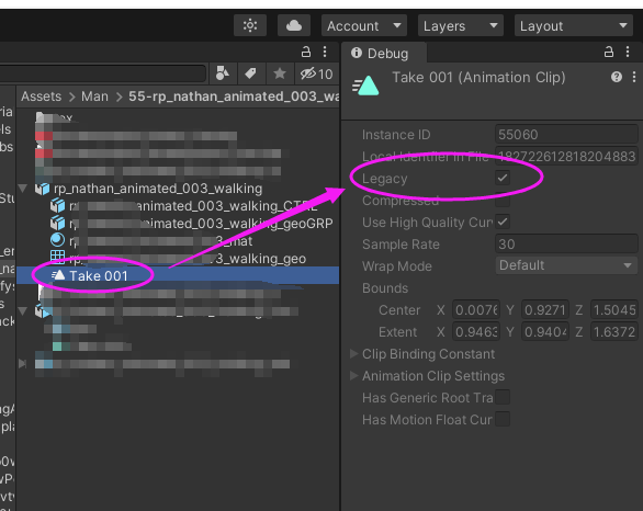 Unity 3d ：Set animation clip as Legacy type ——把动画片段设置为Legacy格式的两种方式_unity 如何让animation变成旧版的-CSDN博客