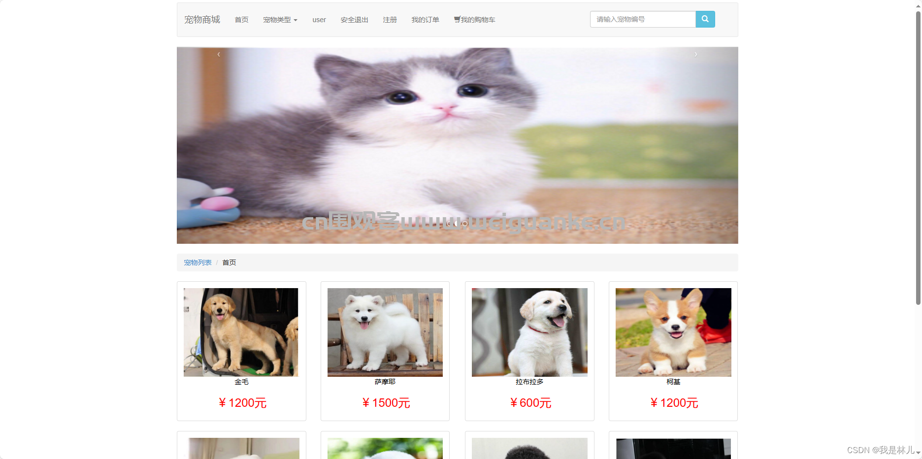 基于springboot的宠物商城系统java网上商城jsp源代码mysql Csdn博客