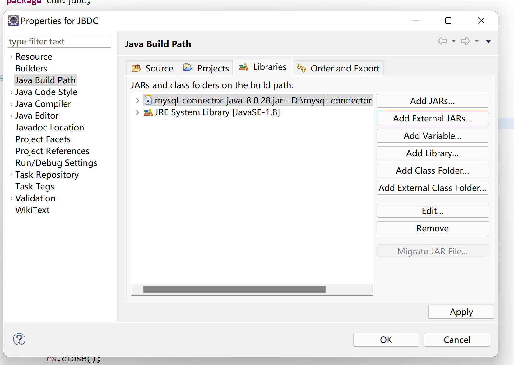 eclipse连接MySQL8.0数据库-CSDN博客