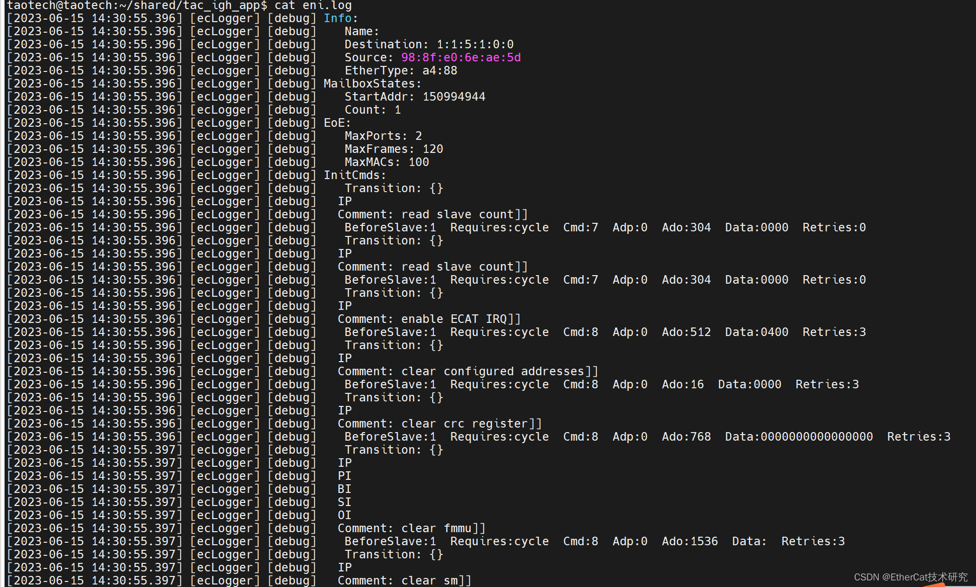 IgH详解十二、IgH实现使用ENI文件配置从站（二）-CSDN博客