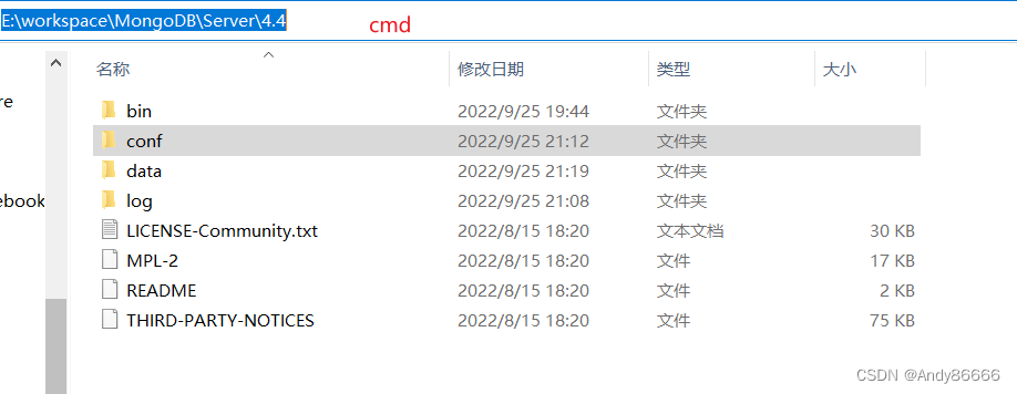 windows上安装MongoDB 4.4.16(详细教程)-CSDN博客