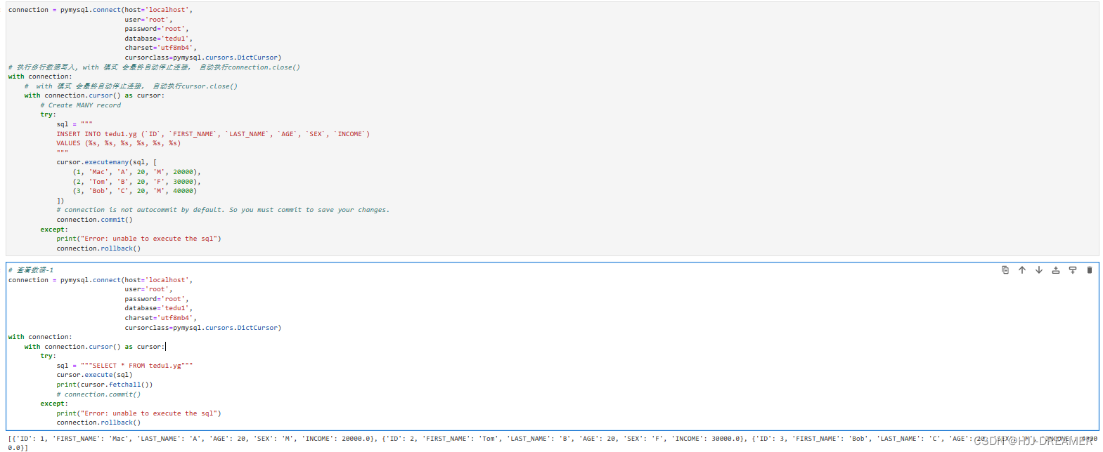 通过 Jupyter 实现 PyMySql 基本使用_jupyter mysql-CSDN博客