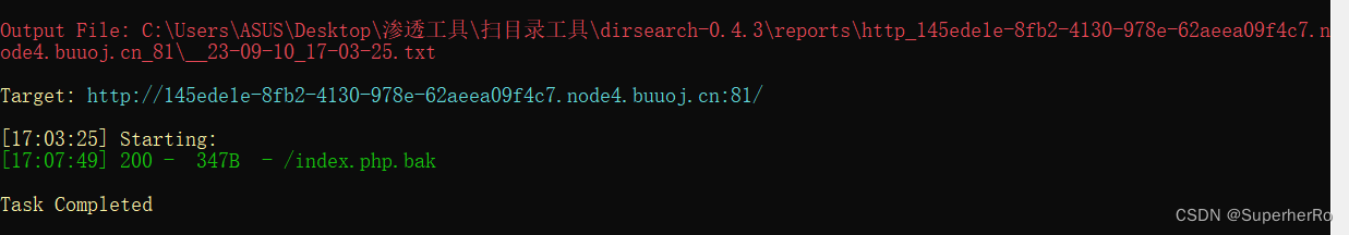 [ACTF2020 新生赛]BackupFile-CSDN博客