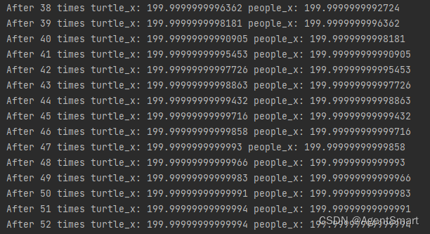 Understand Zeno Paradox from the perspective of code simulation - Programmer Sought