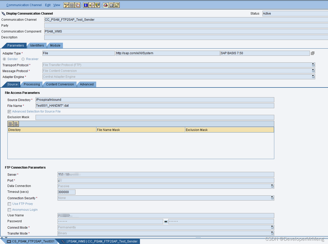 Sap Pipo File2soap 发送方使用content Conversion将文本格式转换为xml格式sap Po File Csdn博客
