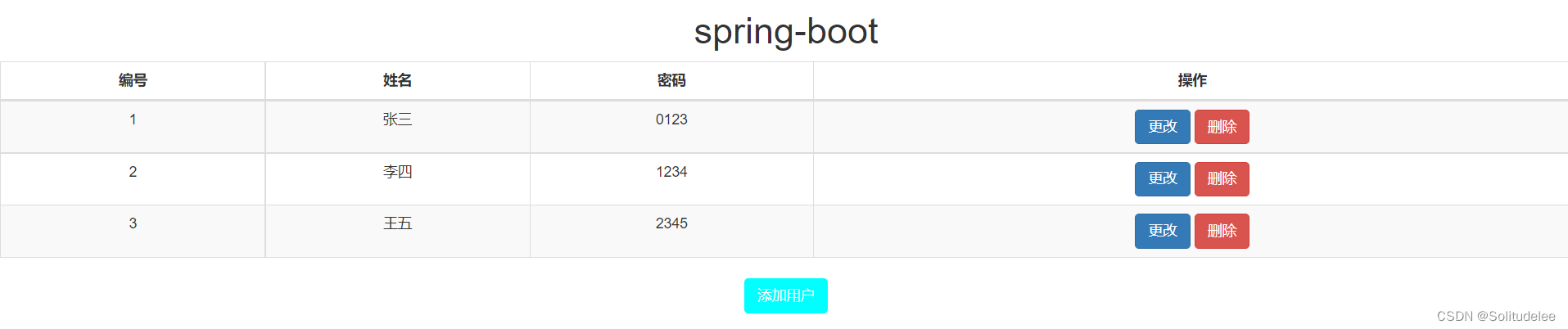 Idea搭建springboot项目实现简单的增删改查spring项目做一个机简单查询 Csdn博客