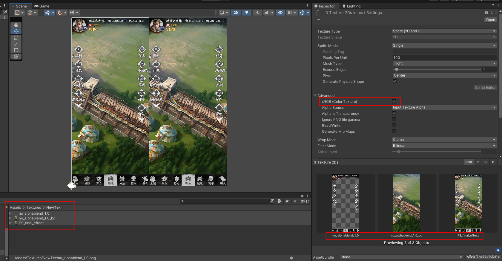 Unity And Ps Linear Workflow Unity 和 Ps 的线性工作流实践 简单配置示例 Csdn博客
