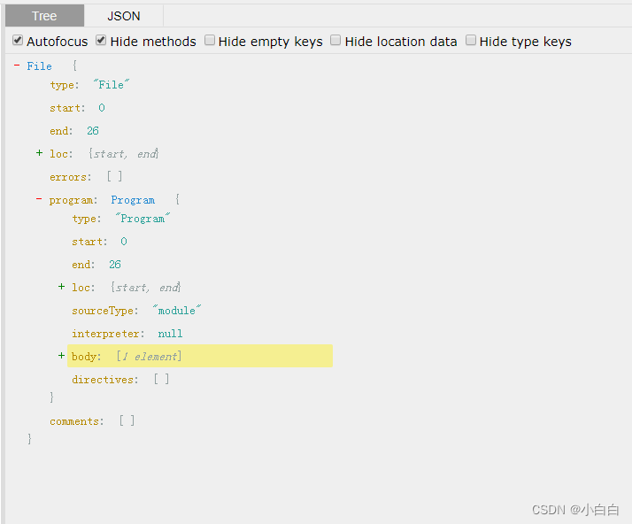 《JS学习》AST - 概念 + 环境安装 + 节点介绍_js ast-CSDN博客