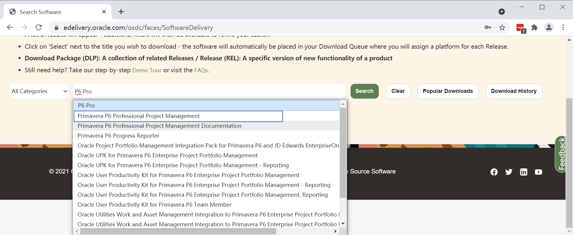 How to download genuine Primavera P6 from Oracle for free - Programmer Sought