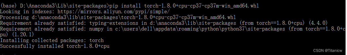 记anaconda安装cpu版本的torch和torchvisiontorch Cpu版本 Csdn博客