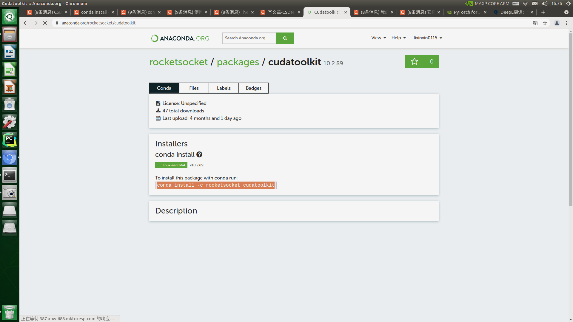 PackagesNotFoundError: The following packages are not available from ...