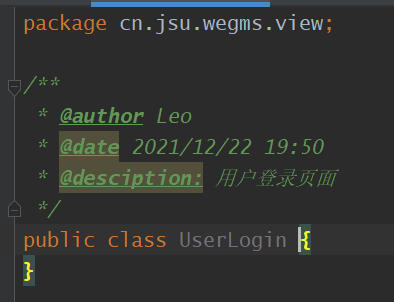 IDEA设置作者注释信息+描述_ideaz作者信息项目描述-CSDN博客
