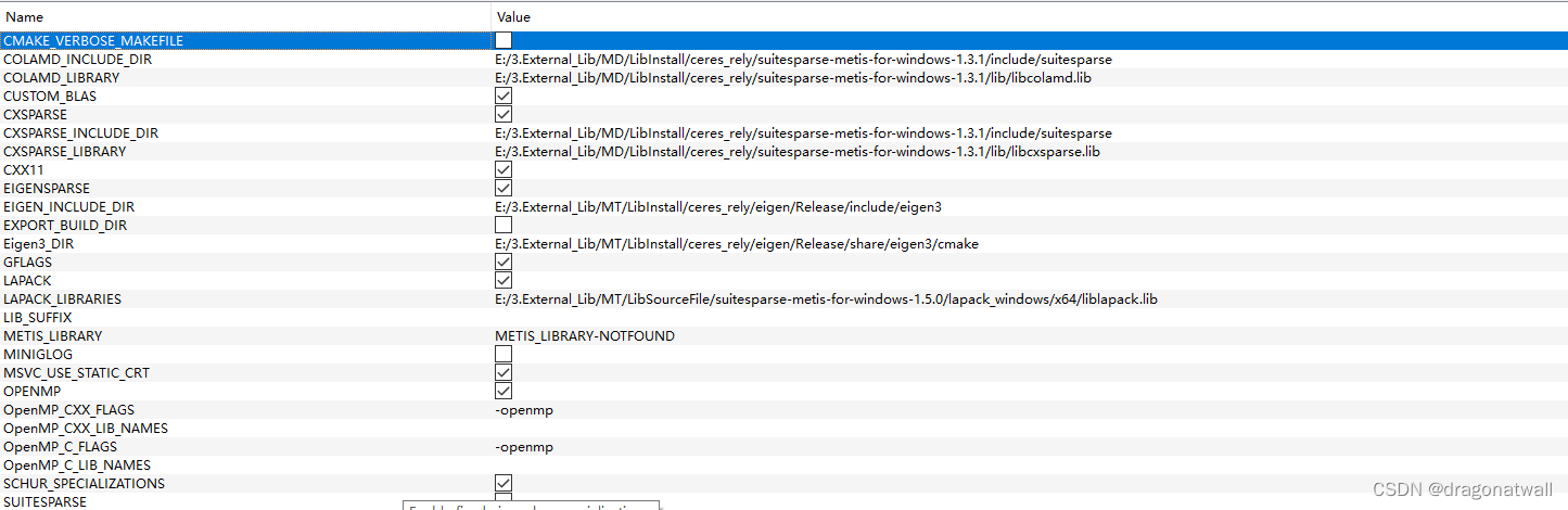 Windows下使用CMake编译安装Ceres Solver库以及相关依赖_cmake安装ceres-CSDN博客