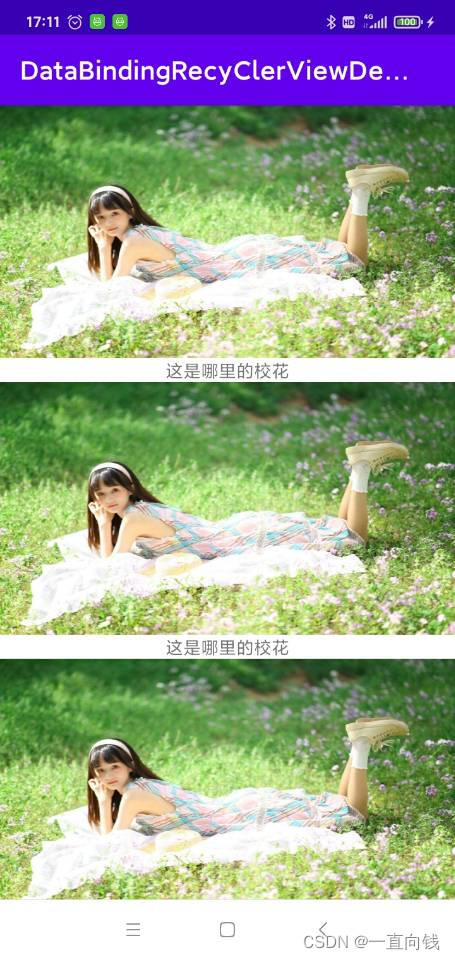 android RecyClerView与dataBinding显示文字和图片列表_android databinding 加载图片-CSDN博客