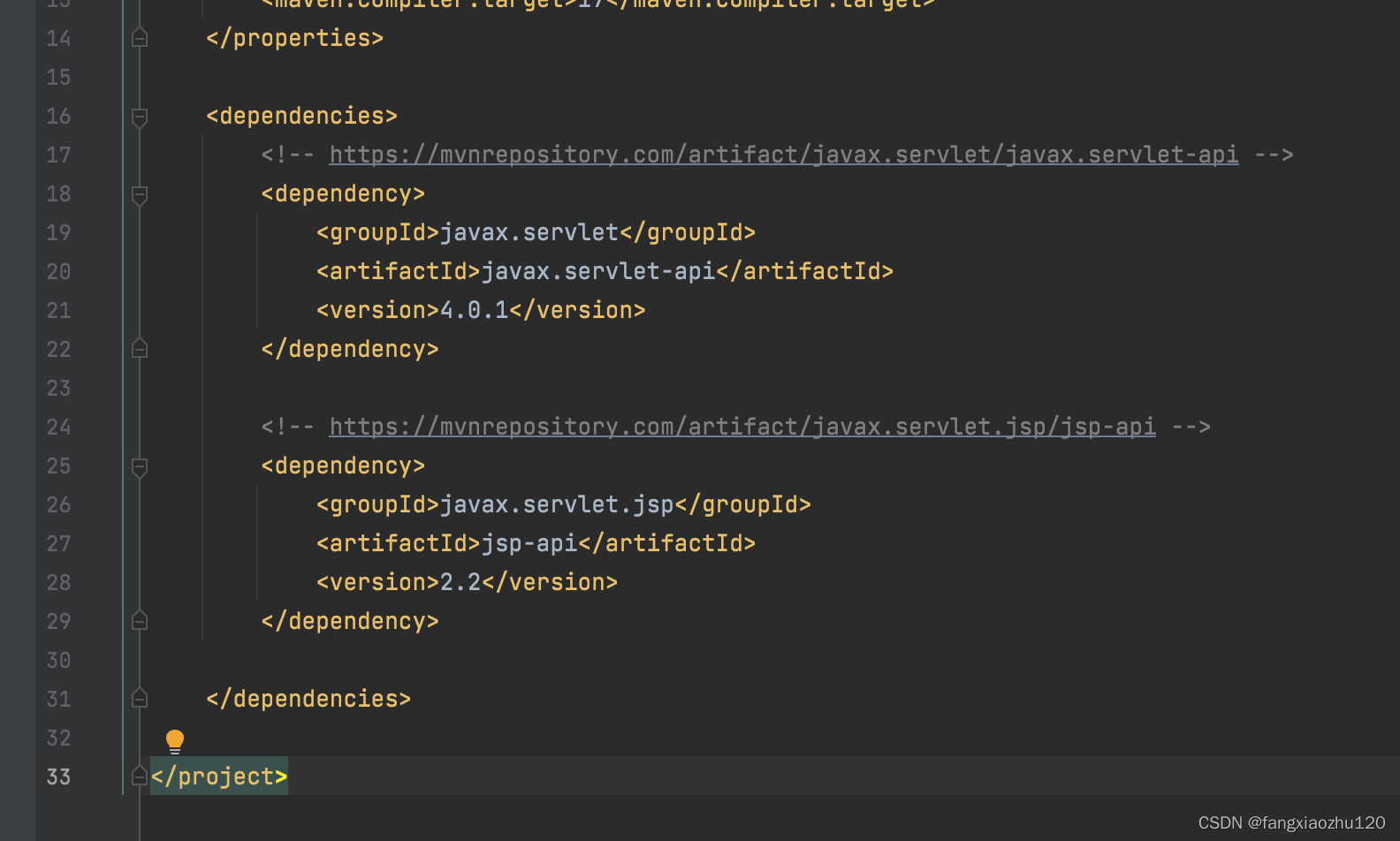 maven中添加servlet、jsp依赖包_maven 导入jsp依赖包-CSDN博客
