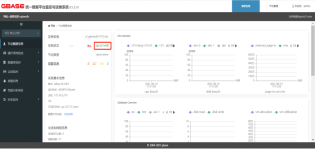 南大通用GBase8s 性能监控_gbase平台监控中的会话信息在哪个表-CSDN博客