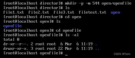 Linux作业4：在/tmp文件夹下新建目录_在tmp目录下创建文件夹-CSDN博客