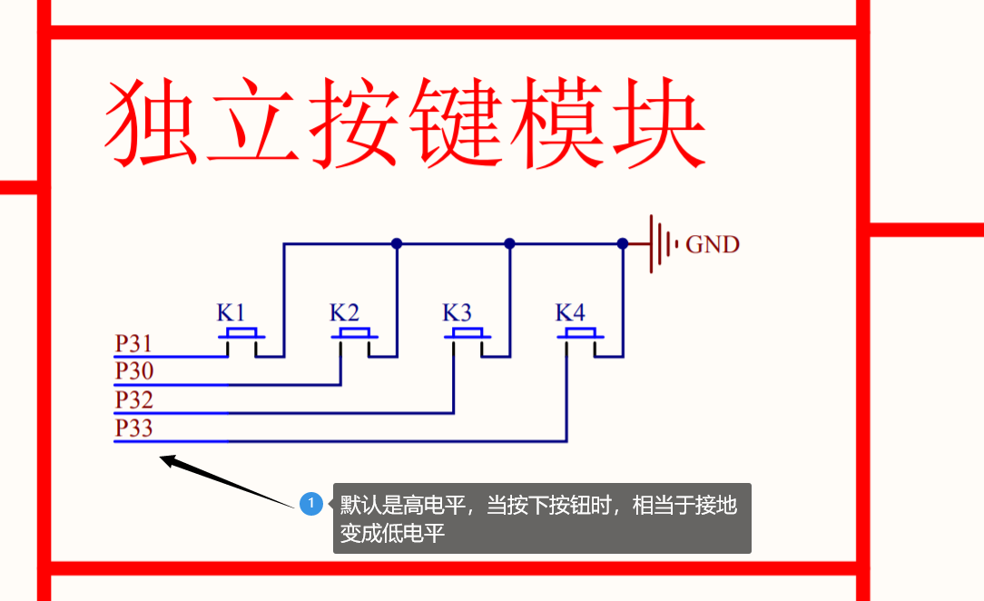 【51单片机】独立按键_按下k1点亮d1-CSDN博客