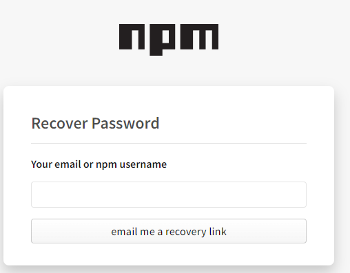 npm登录：忘记了用户名和密码，通过邮箱找回流程_npm username忘记了-CSDN博客