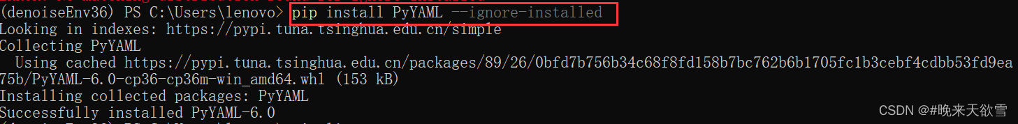 ERROR: Cannot uninstall ‘PyYAML‘. It is a distutils installed project and thus we cannot ...