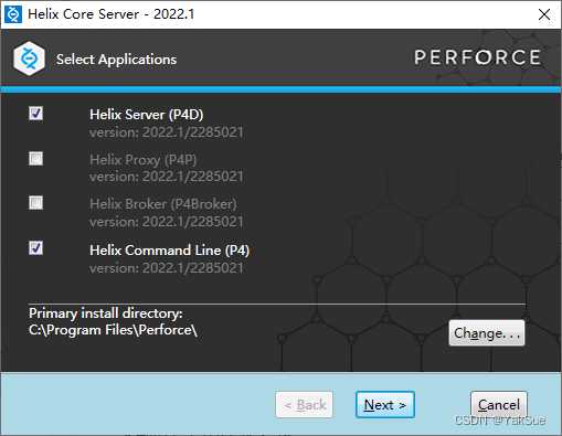 学习从零创建并配置一个P4服务器_helix core visua-CSDN博客