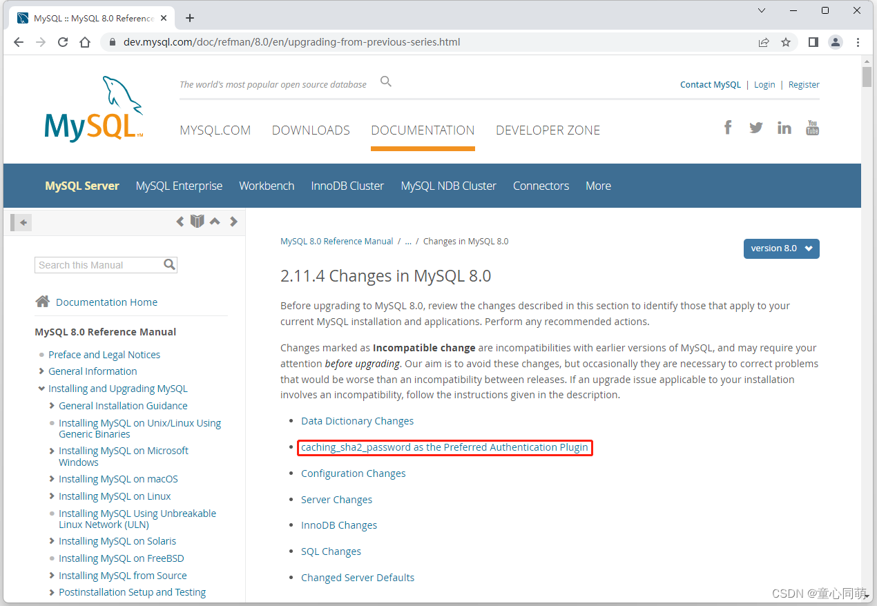 Client Does Not Support Authentication Protocol Requested By Server; Consider Upgrading Mysql