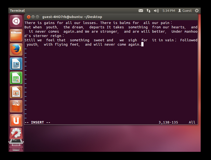 linux课程--实验三 vi 基本操作_通过指定指令的 vi 操作练习,使读者能够熟练使用 vi 中的常见操作,并且熟悉 vi 的-CSDN博客
