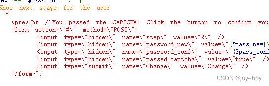 DVWA insecure CAPTCHA-CSDN博客