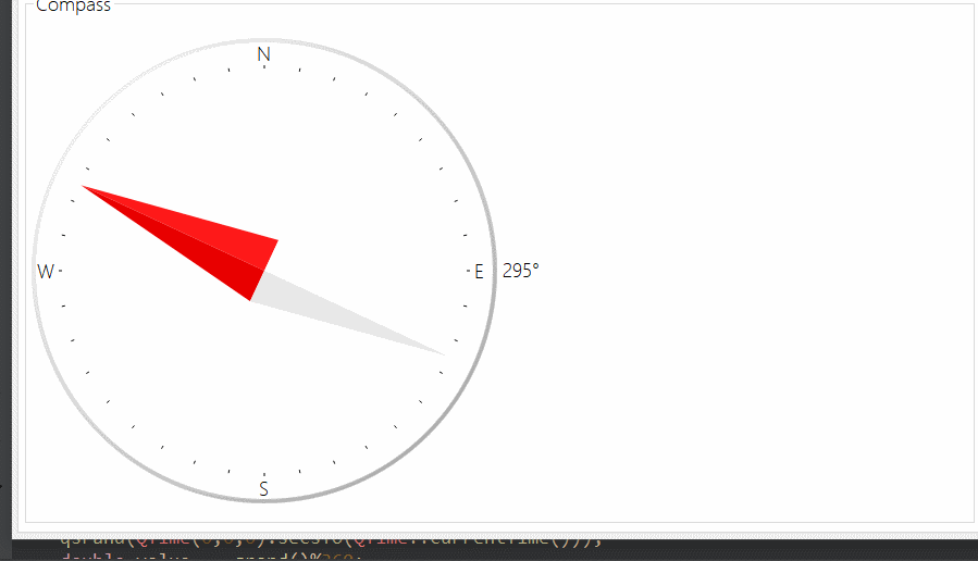 Qwt笔记(五)之QwtCompass的简单使用_qwt compass-CSDN博客