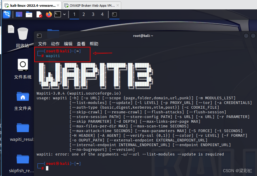 信息安全技术（二）——使用Wapiti发现漏洞_wapiti漏洞扫描-CSDN博客