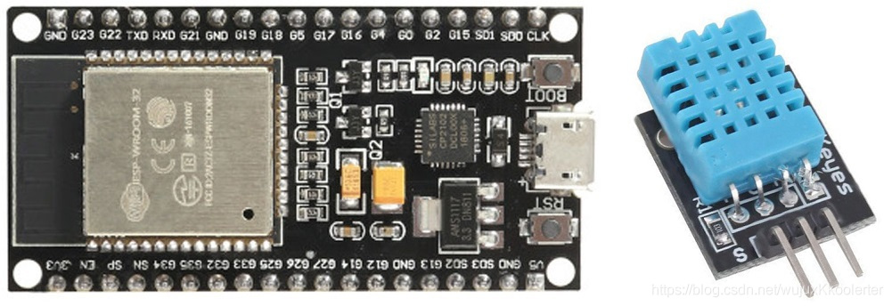 ESP32-IDF开发实例-传感器模块编程-DHT11温度湿度传感器_espidf驱动dht11-CSDN博客