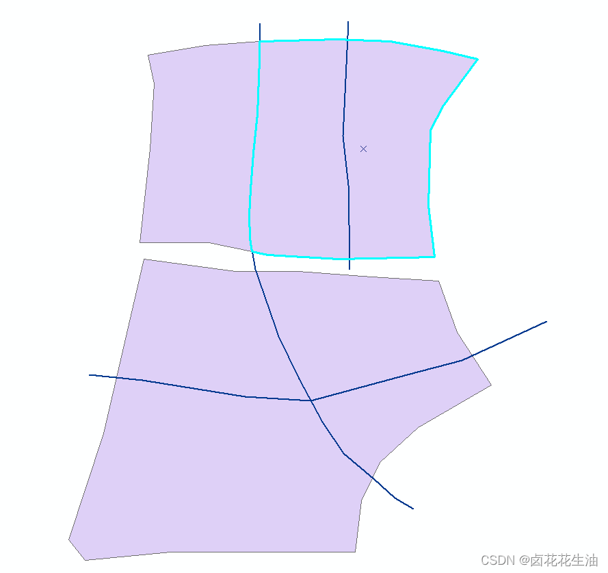 以线要素分割面要素arcgis线切割面 Csdn博客 