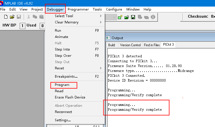 MPLAB PIC仿真 HEX，Debug HEX，软件仿真-CSDN博客
