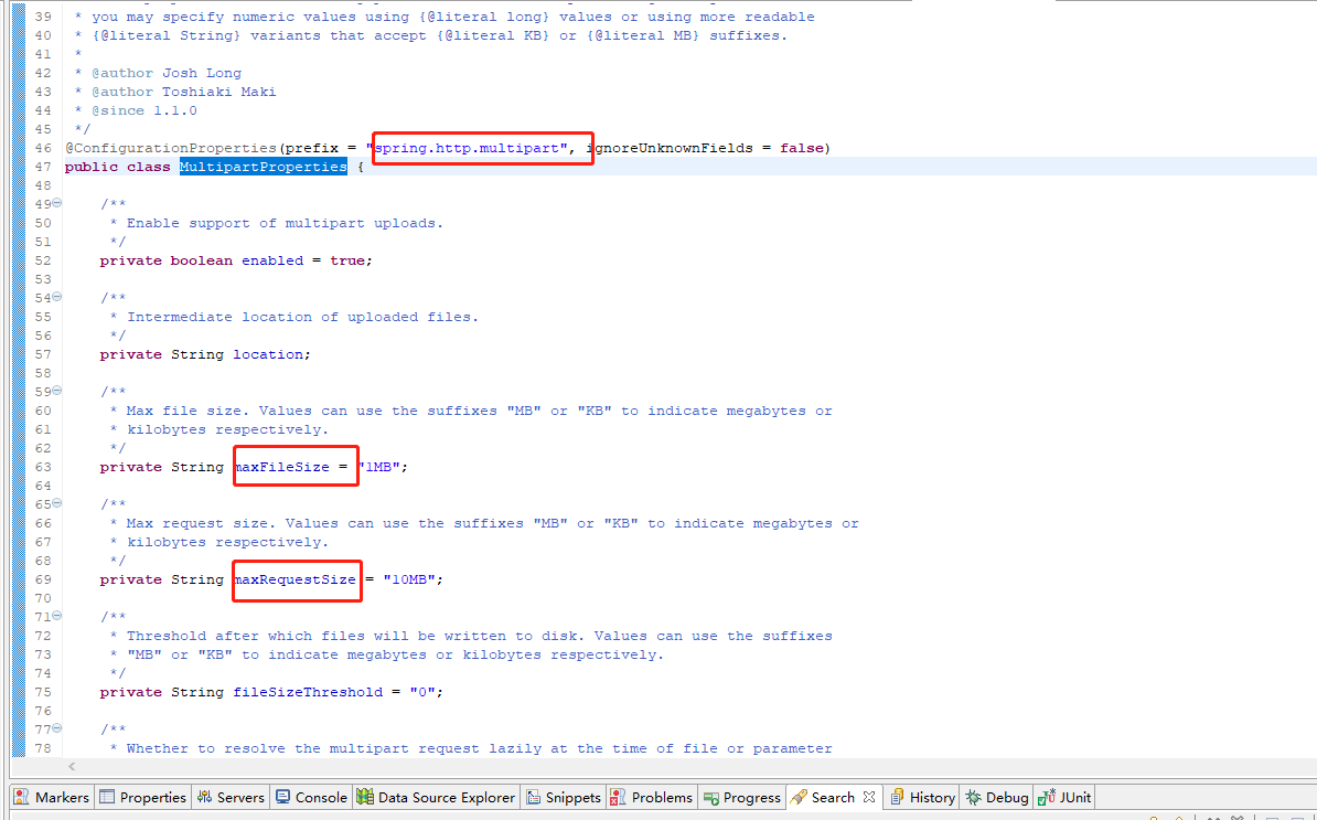 springboot 上传文件限制大小：org.apache.tomcat.util.http.fileupload.impl.FileSizeLimitExceededException ...
