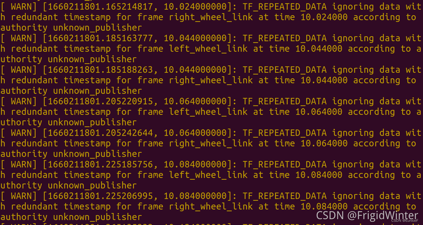 ROS问题解决：TF_REPEATED_DATA ignoring data with redundant timestamp for frame_airsim进行tf变换-CSDN博客