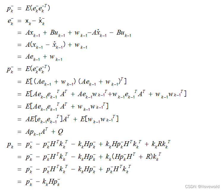 kalman滤波公式推导_kalman公式-CSDN博客