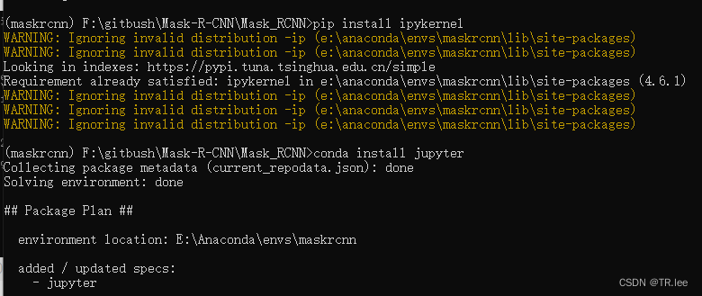 Mask-R-CNN安装（一）_maskrcnn环境搭建_TR.lee的博客-CSDN博客