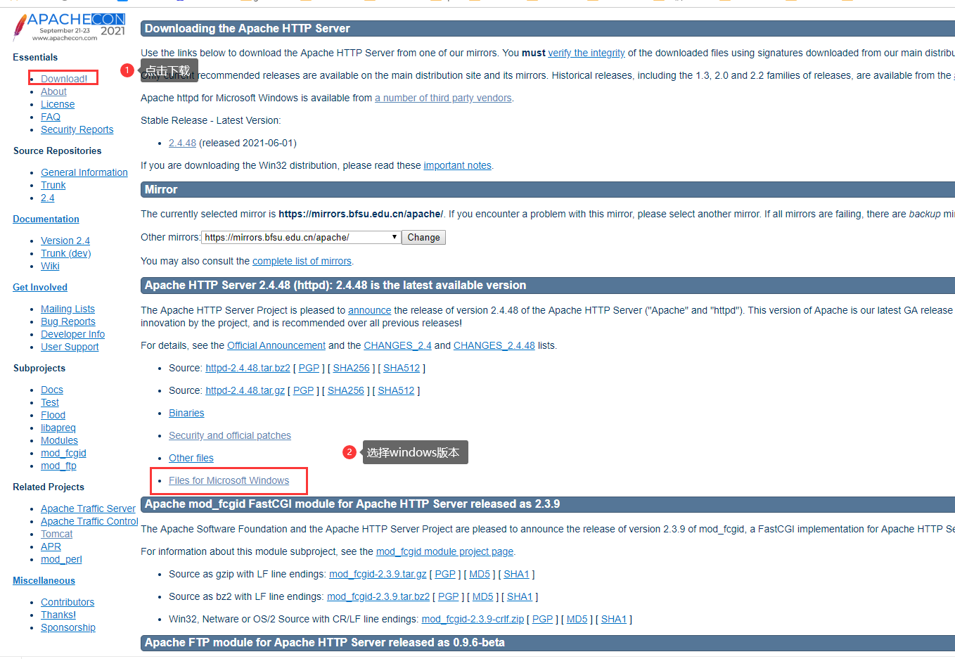Apache HTTP Servcer-Apache服务器下载与Windows系统下安装_阿帕奇服务器下载-CSDN博客