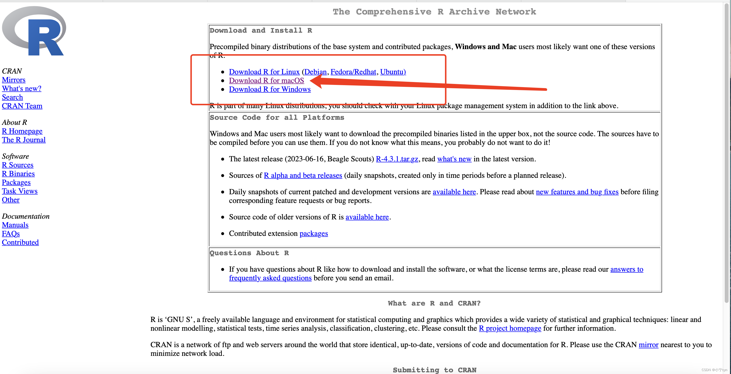 Mac M2 pro+ 如何安装R语言与Rstudio_macbook可以下载r语言吗-CSDN博客