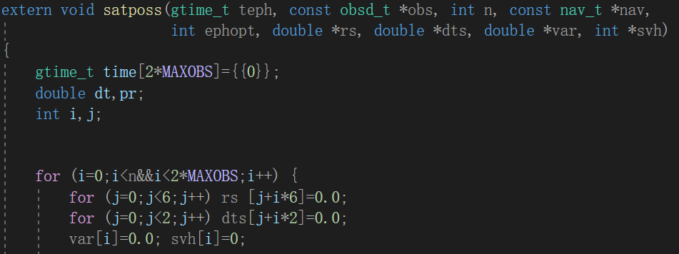 rtklib--伪距单点定位（single-point positioning）学习（1）Satposs_rtklib显示接收机钟差-CSDN博客