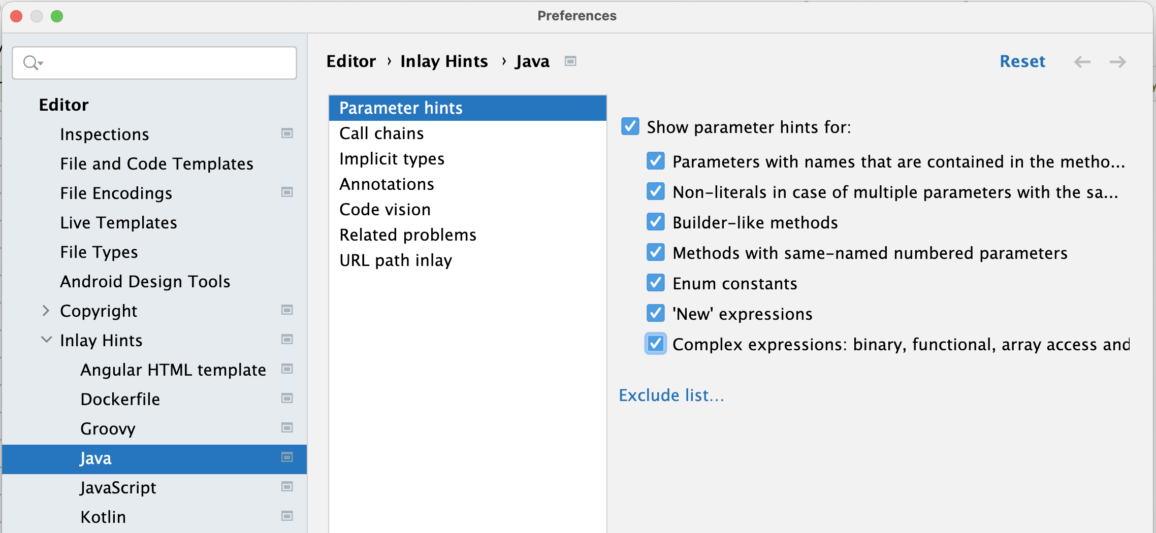 让 Intellij idea 一直显示参数提示_idea方法参数提示一直显示-CSDN博客