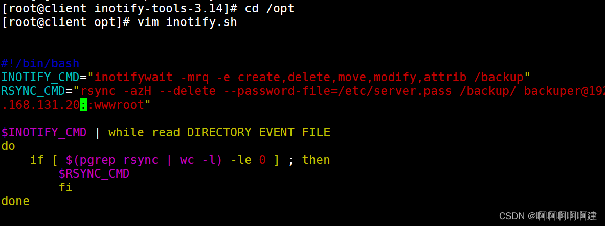 Rsync远程同步&inotify监控_监控rsync同步情况-CSDN博客